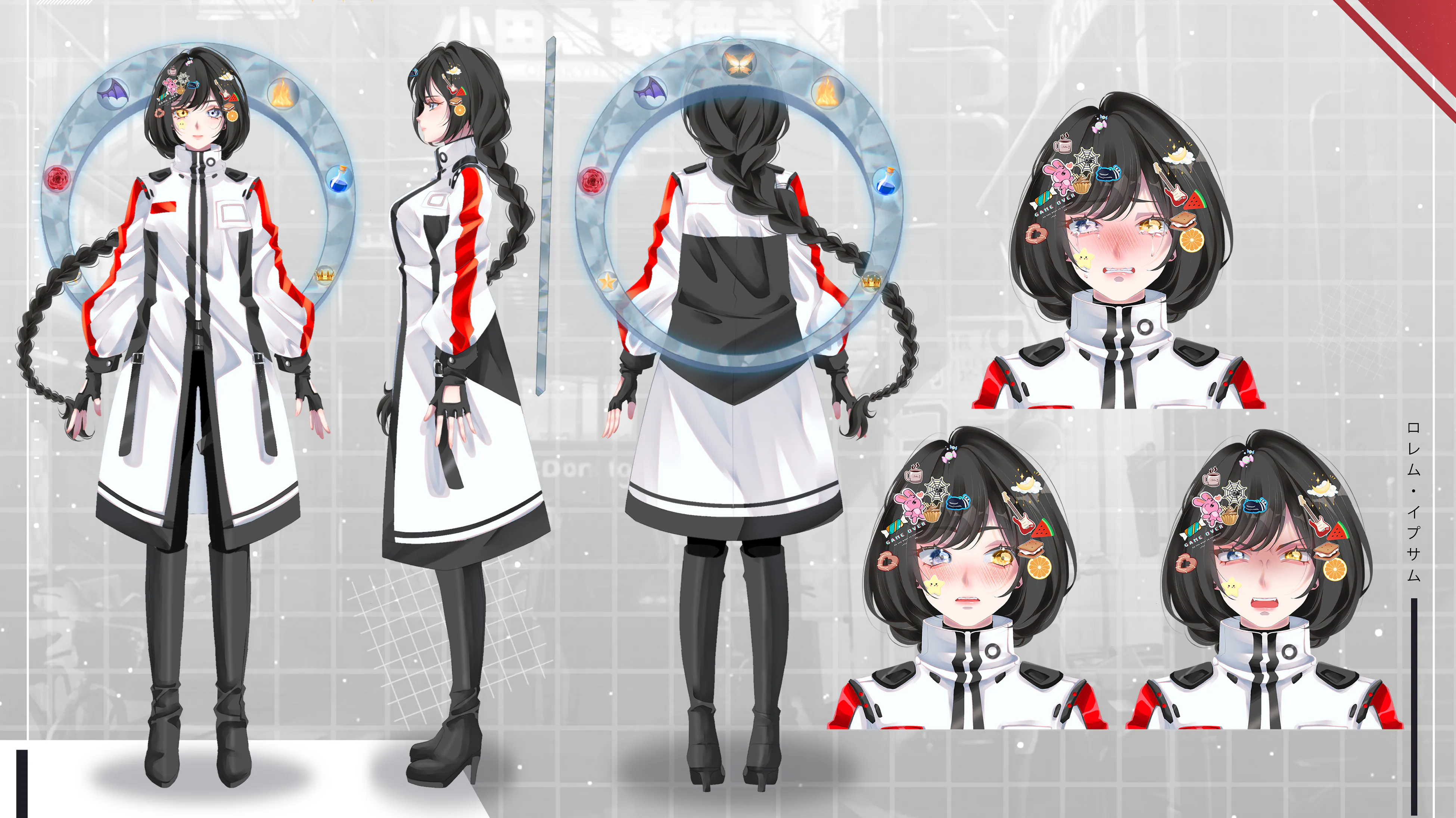 Reference Sheet by Noir E (@NoEclipse) | VGen