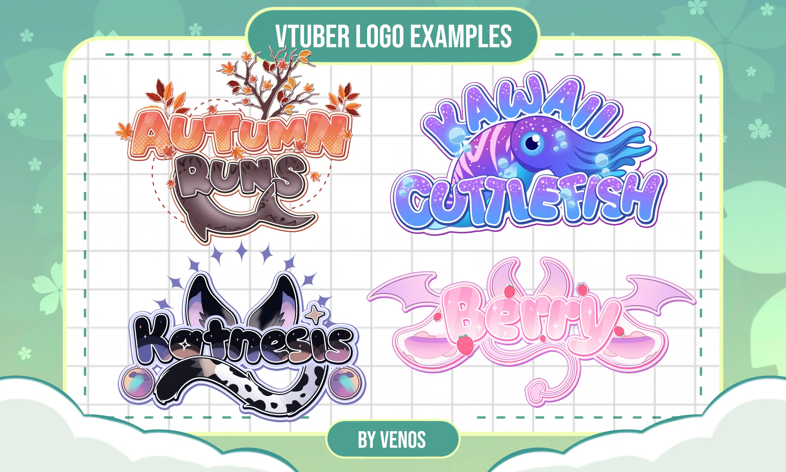 Design an eye catching Vtuber logo by Venos (@Venos) | VGen