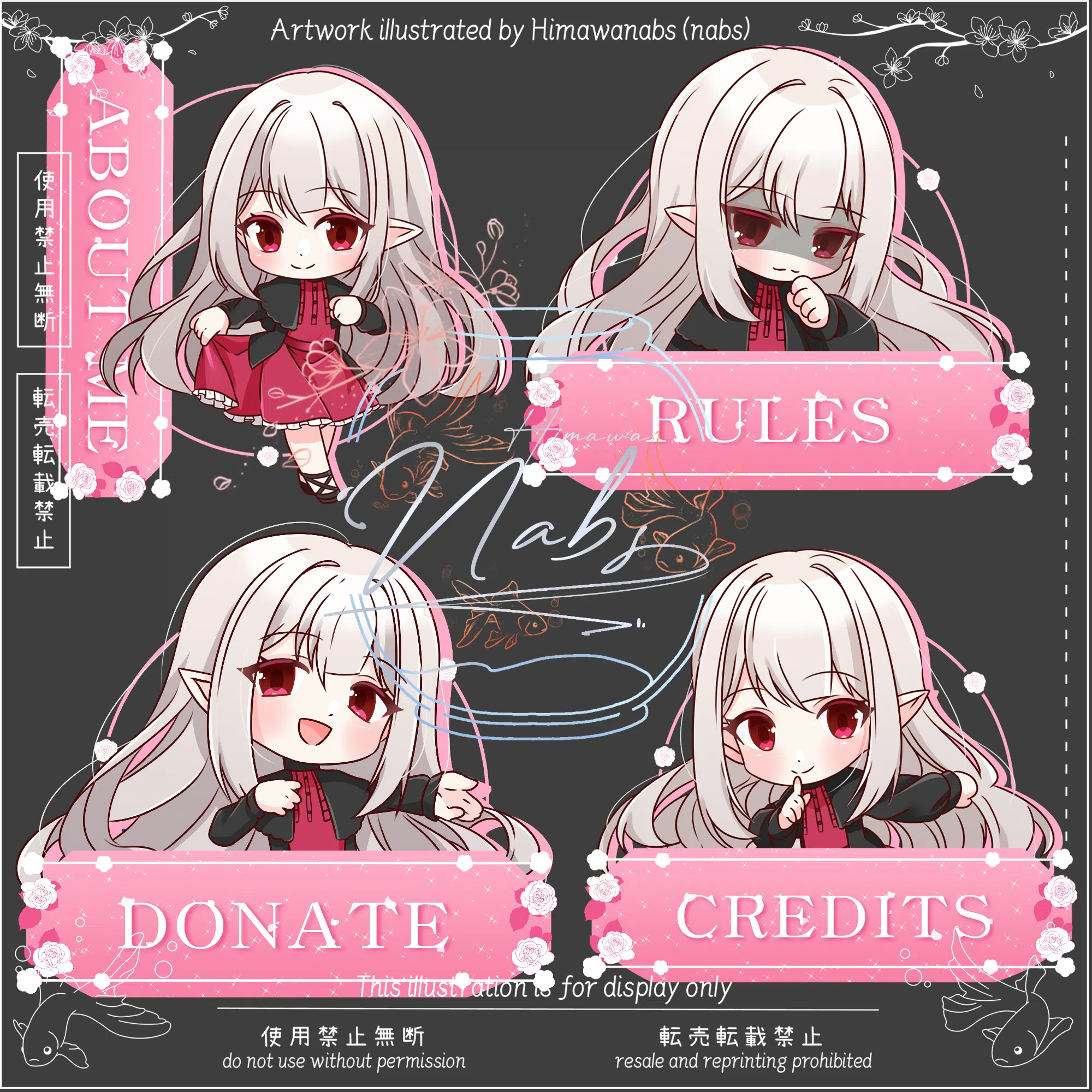 Chibi Panel / Chibi Stream Alert by nabs (@himawanabs) | VGen