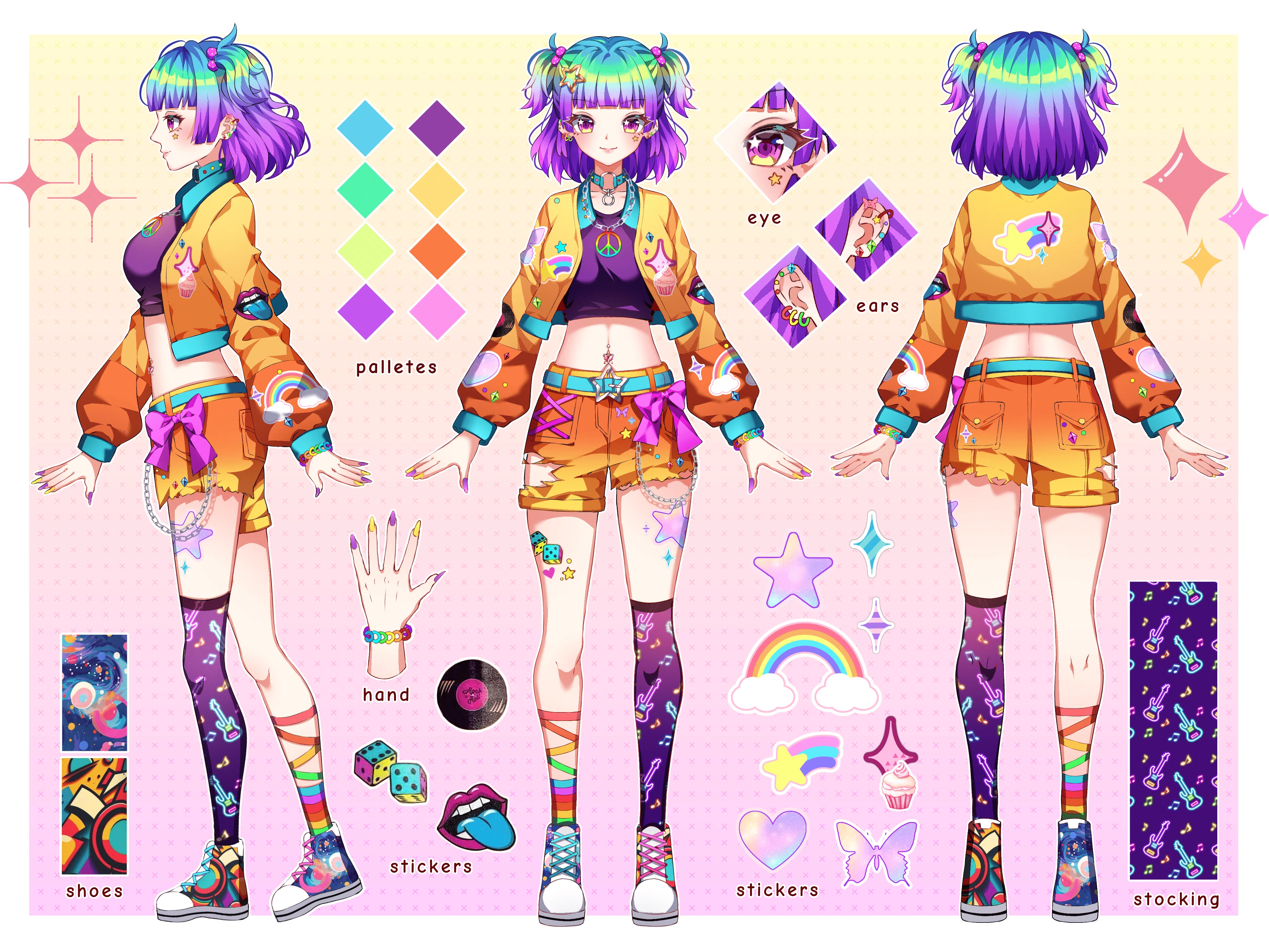 Reference Sheet by Aimee Tsubaki (@aimeecommission) | VGen
