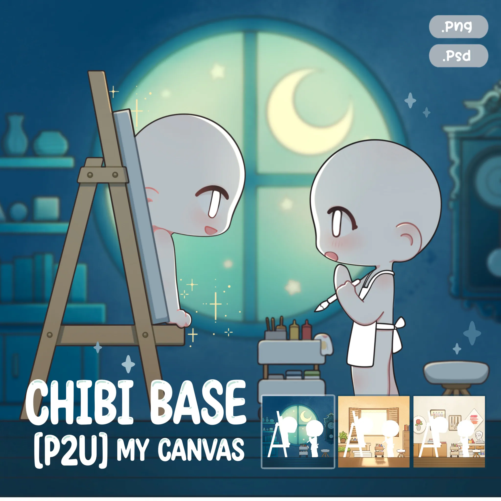 Chibi base P2U - My Canvas 🎨 | VGen