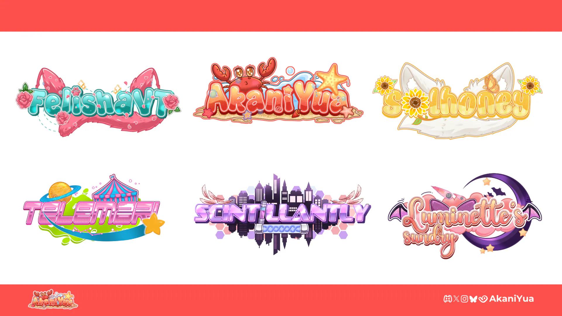 Vtuber Logo Design by Akani Yua (@AkaniYua) | VGen