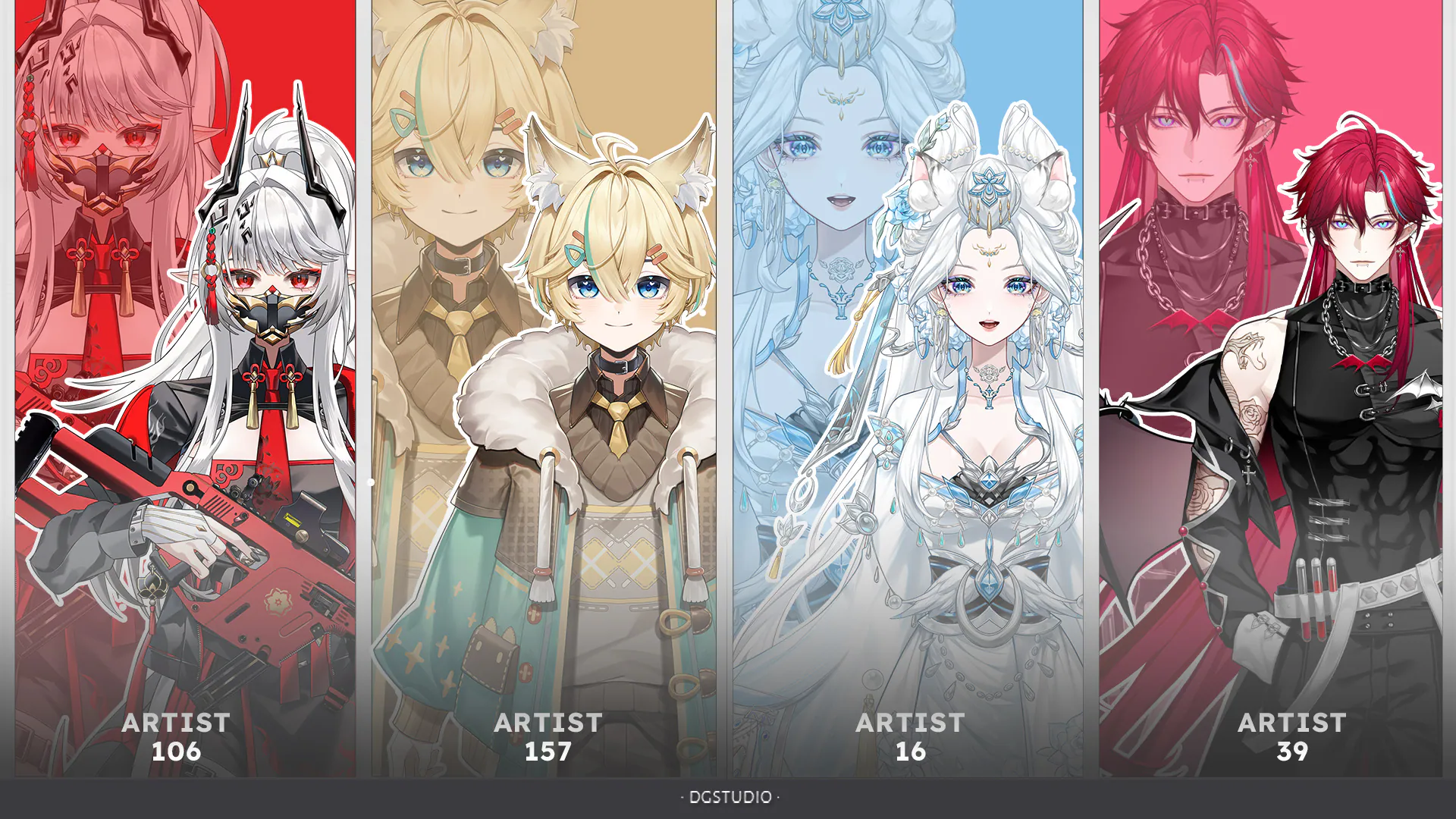 Live2D Art: Artist Group 3 by DG_studio@Art&Live2D (@KenKenMo6) | VGen