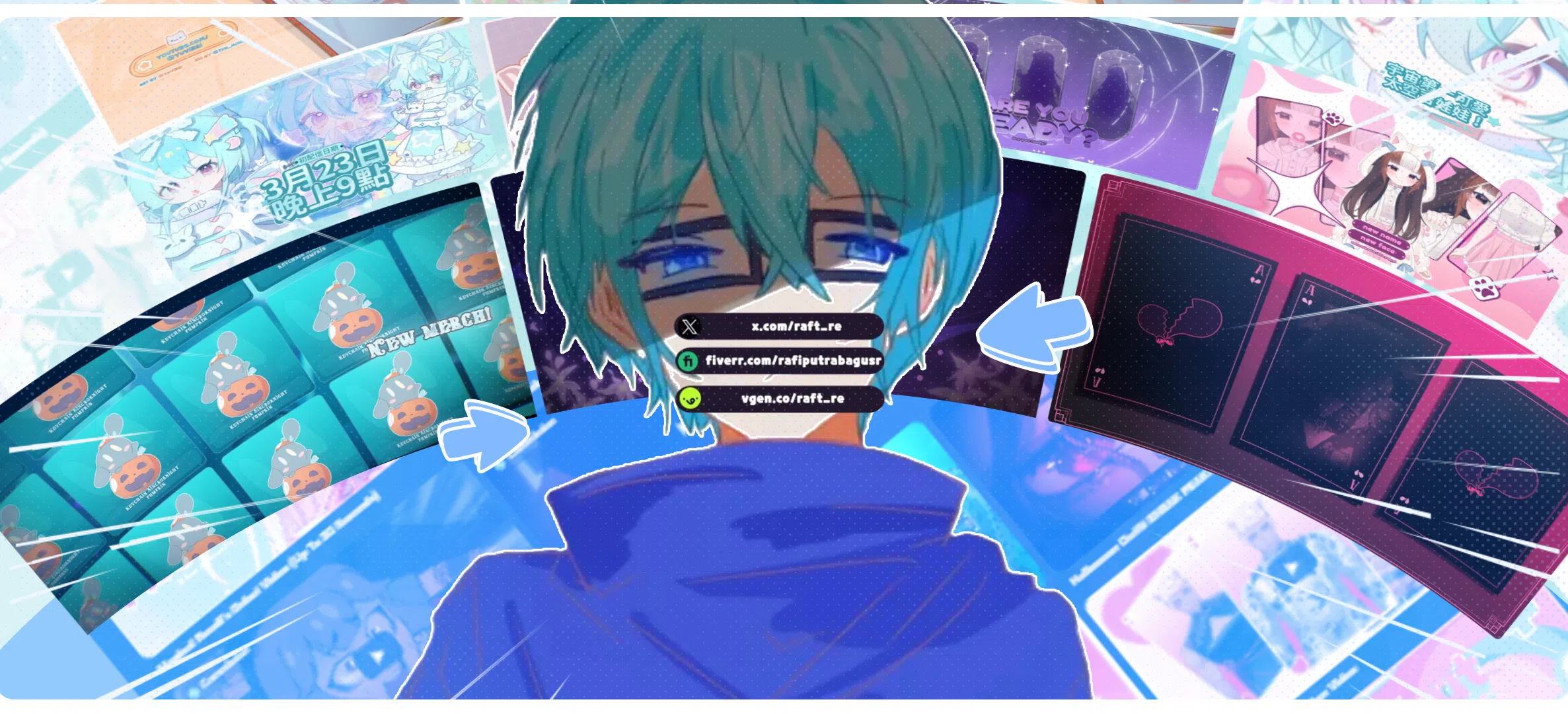 YCH REVEAL MODEL/ART - GACHA ANIMATION by Rafi Putra (@raft_re) | VGen