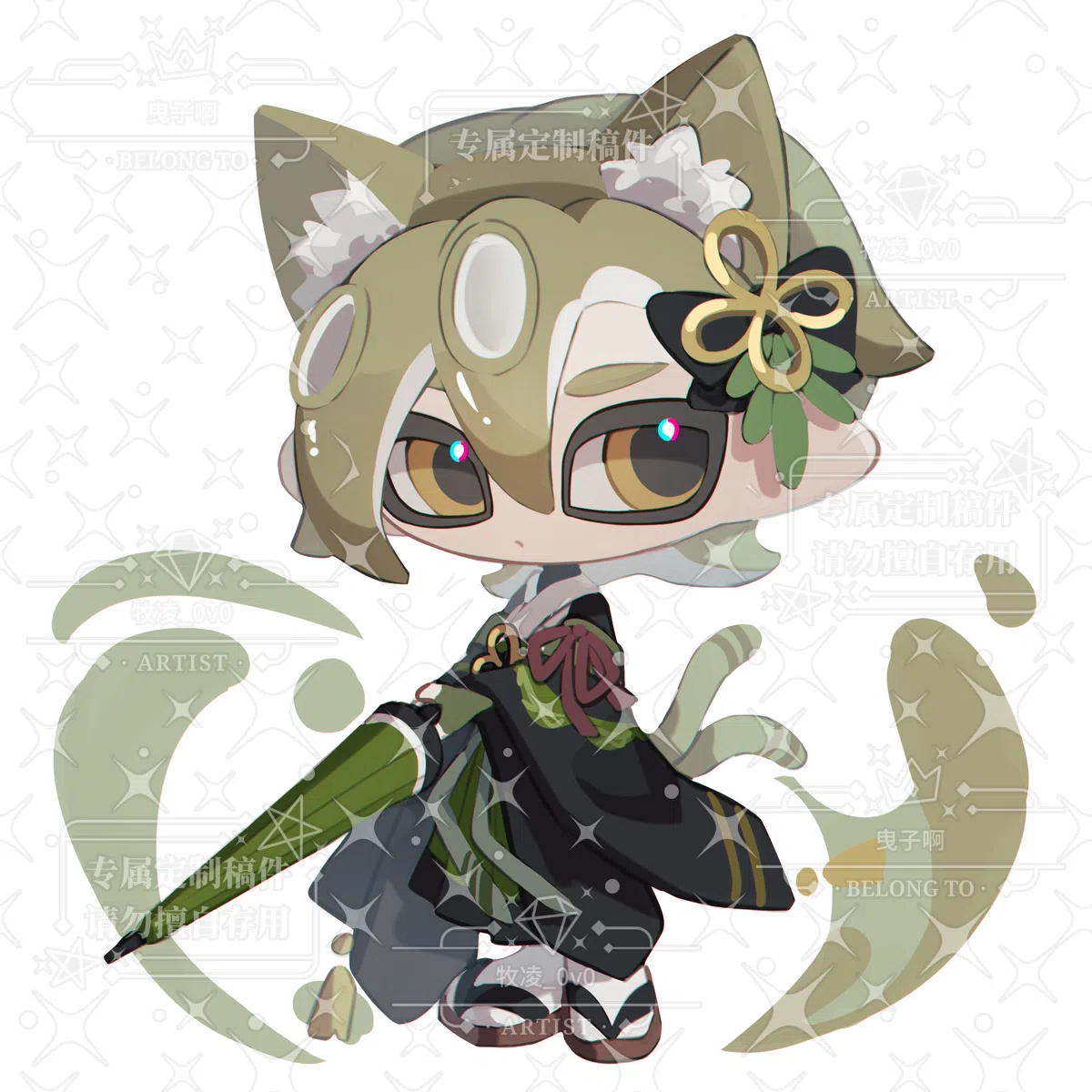 [48h] Sketchy Halfbody Speedpaint by Muling_0v0 (@Muling_0v0) | VGen