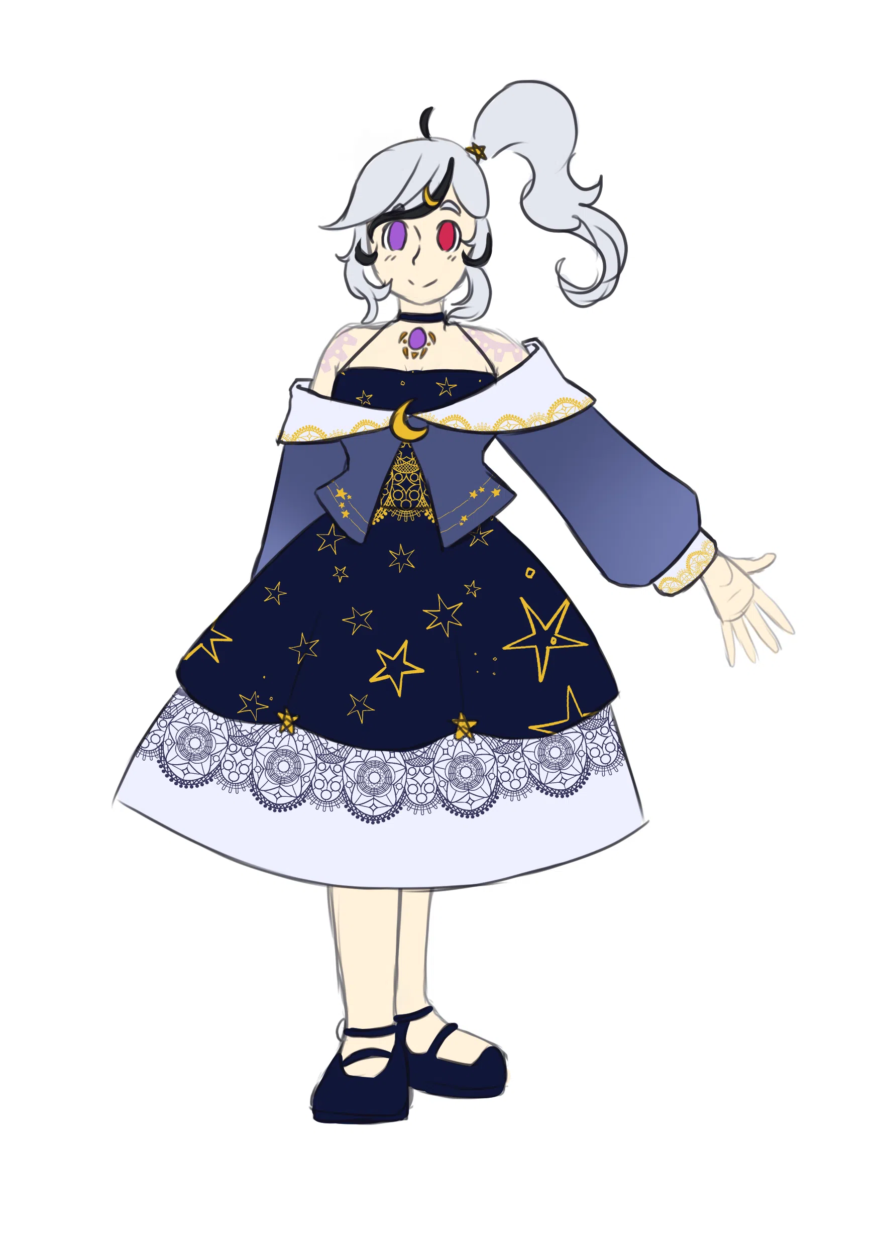 Outfit/Character Design by Echo (@spacedaydreamer) | VGen