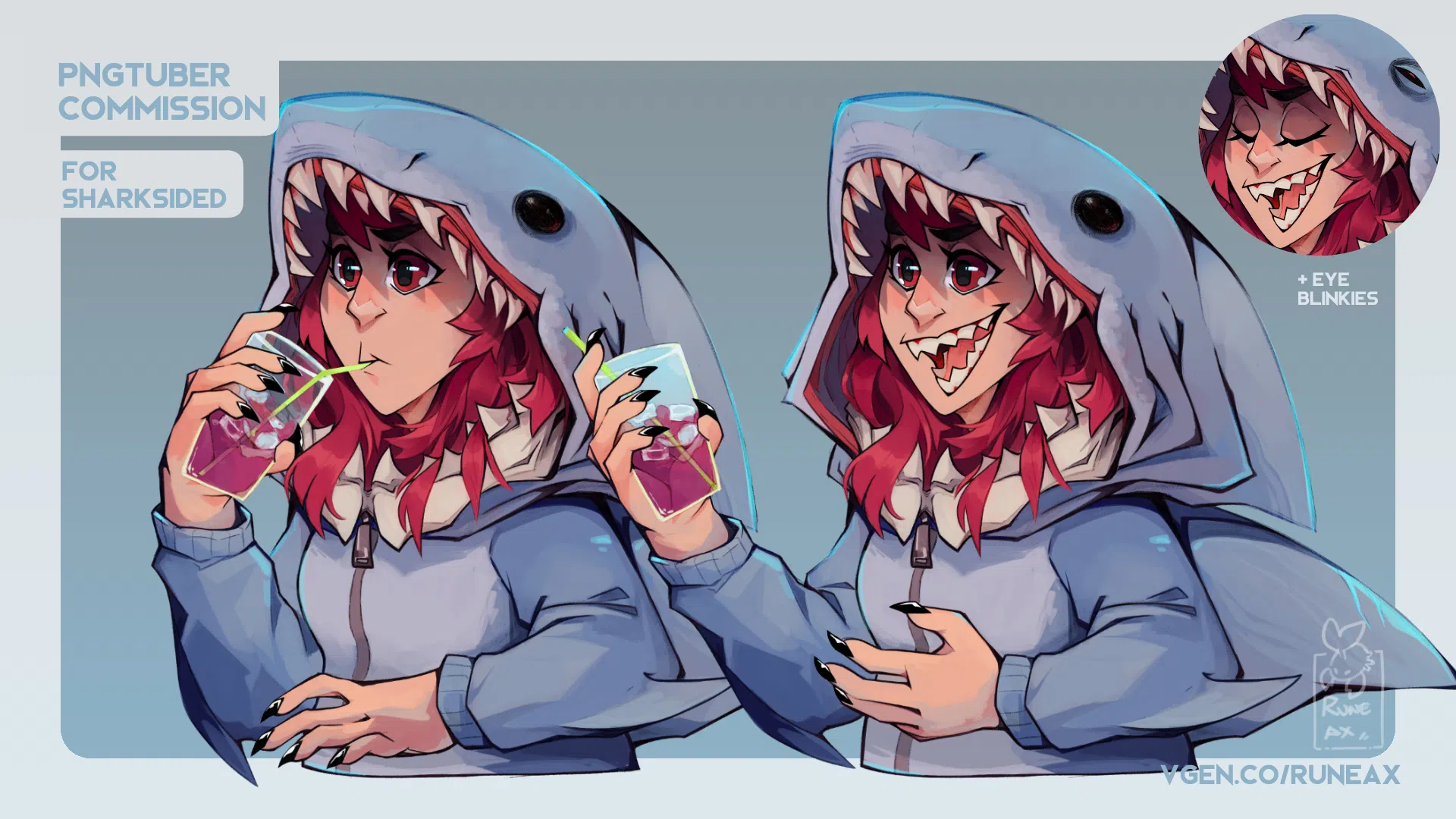 PNGtuber/Reactive Image by Runeax (@Runeax) | VGen