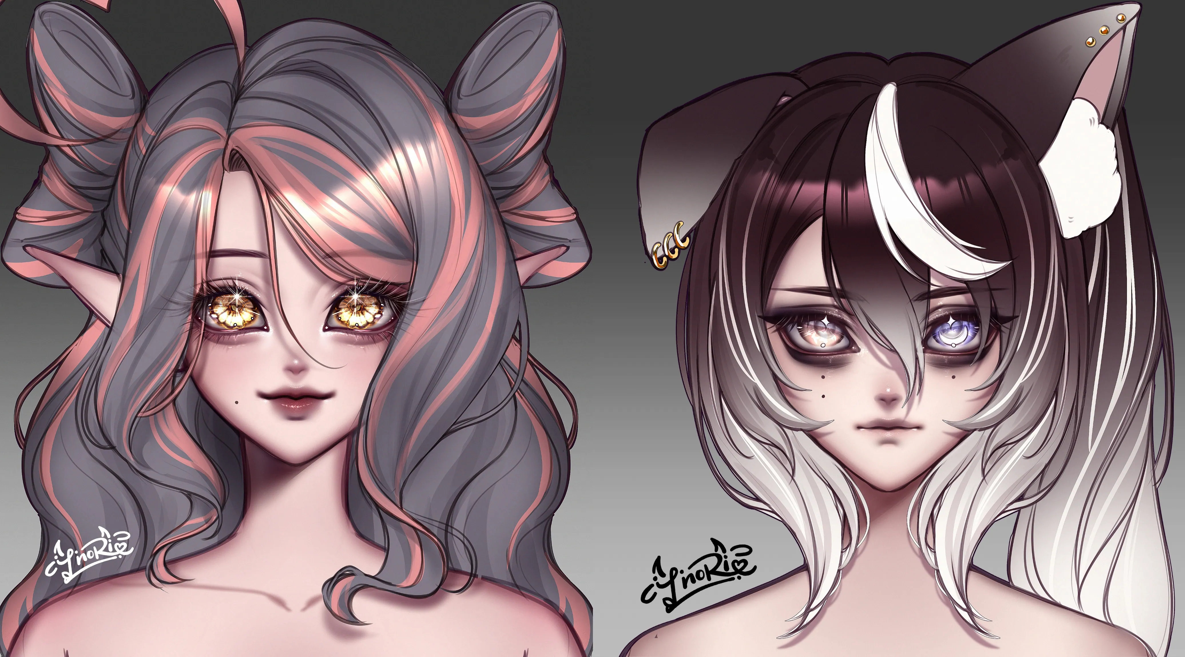 2D Vtuber Model Preview Sketch •̩̩͙ •̩̩͙ | Skeb/Surprise Me | Instant ...