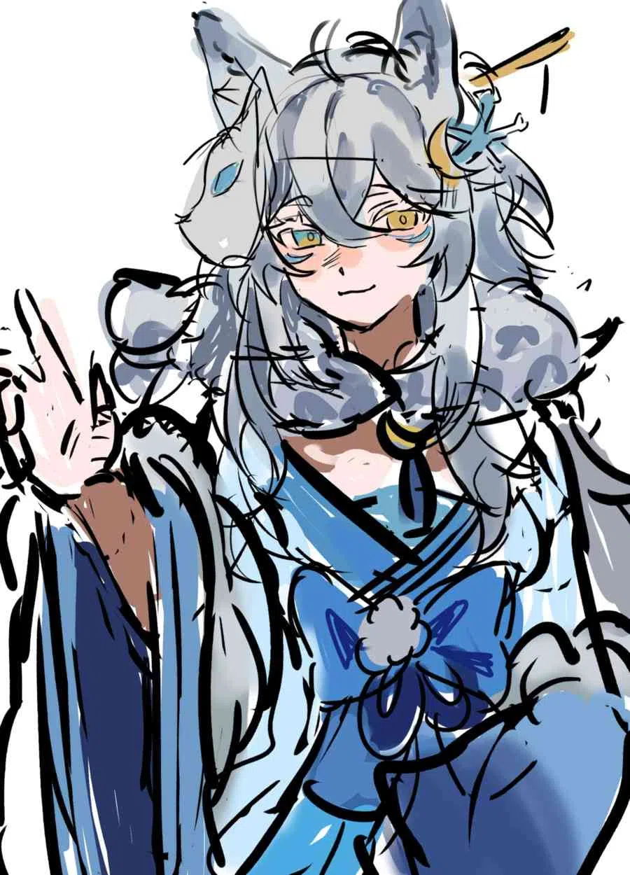 Sketch + Colored halfbody!