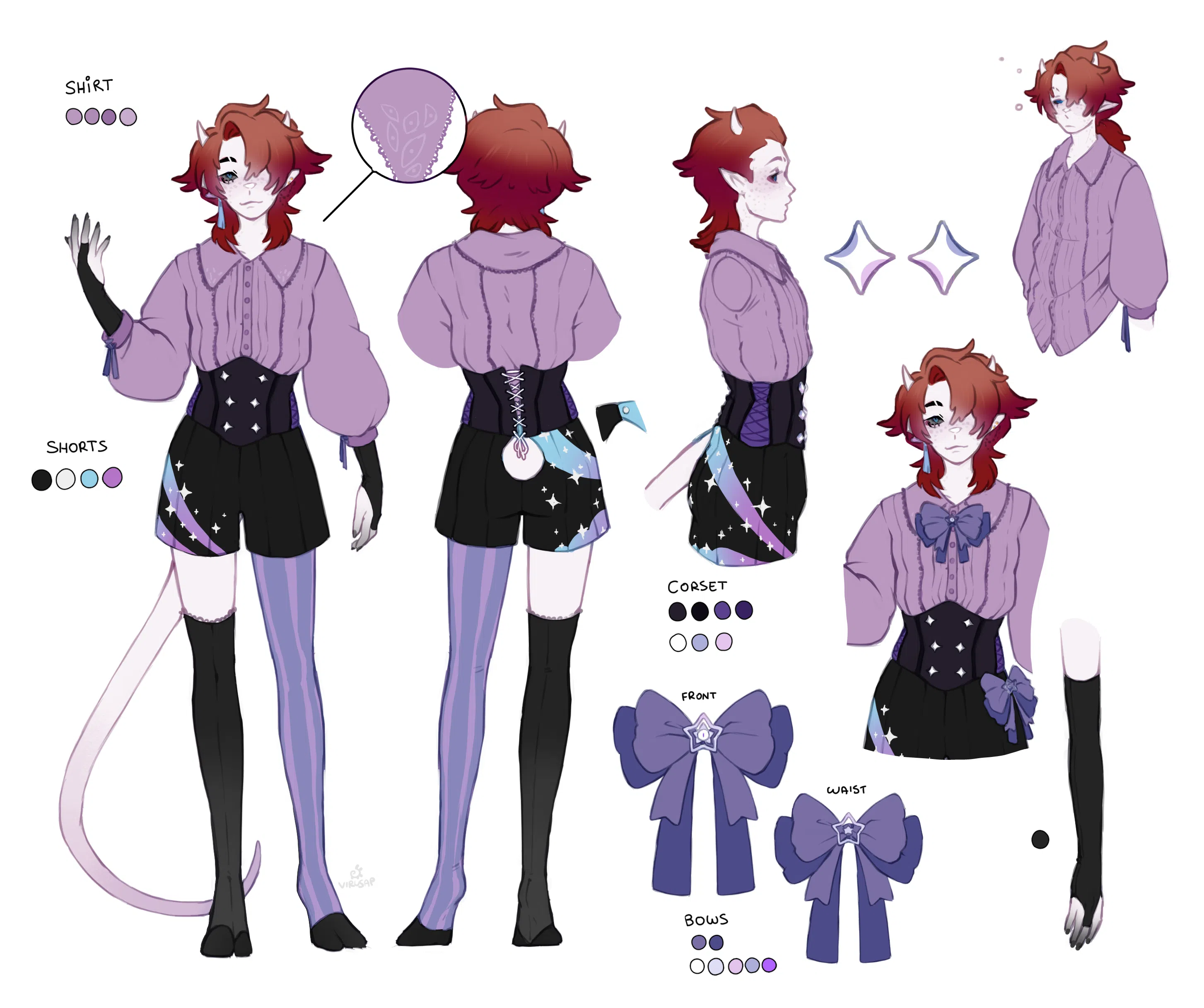 Character Sheet by VirusAP (@virusap77) | VGen