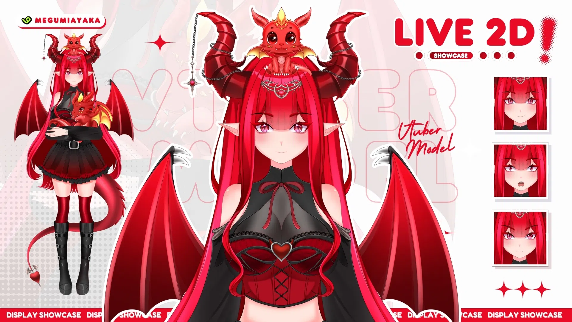 Live 2D Model Art by Gumi | COMMS OPEN!!👿 (@megumiayaka) | VGen