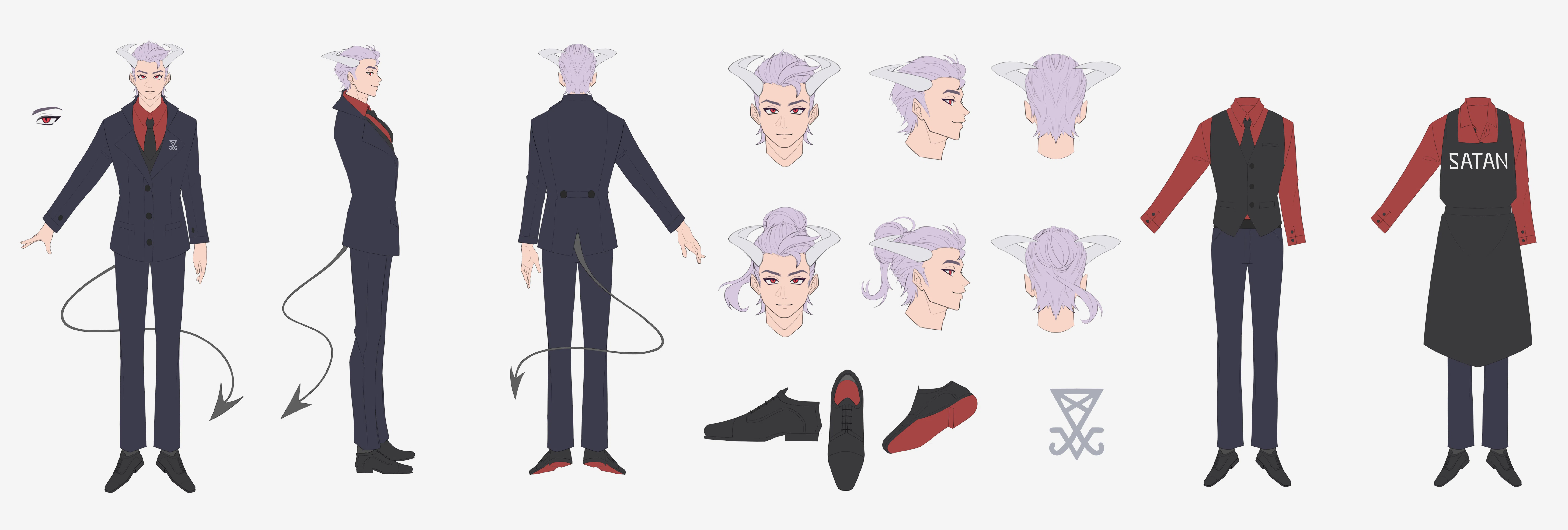 Flat Colors // Character Reference Sheet by LimeLemons27 (@LimeLemons27 ...