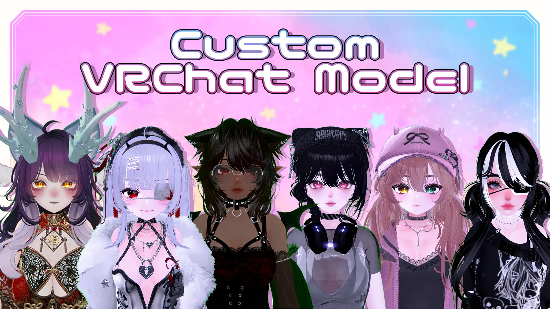 Custom VRChat VTuber Model (May-June) by Nia Suzune (@NiaSuzune) | VGen