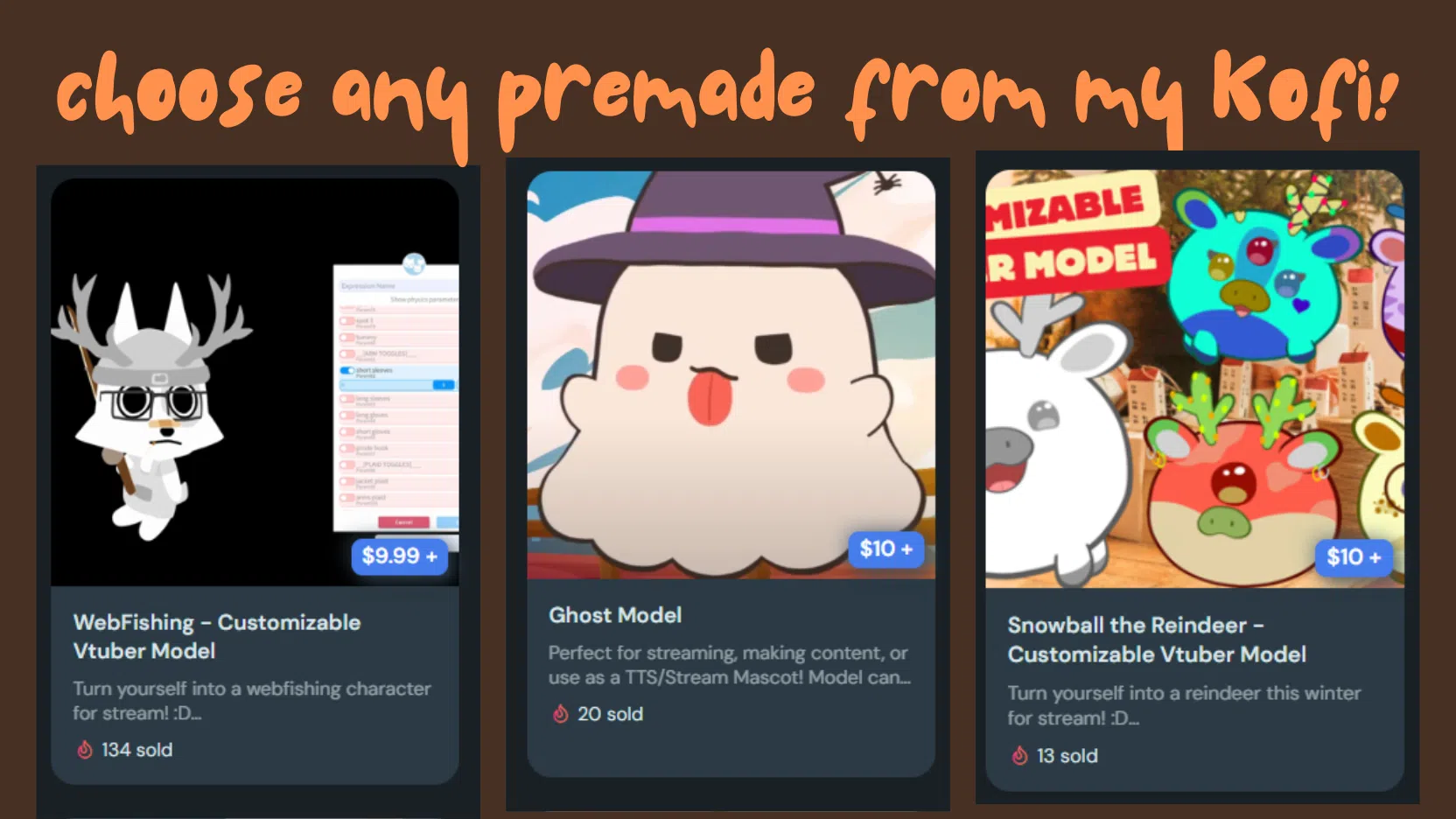 YCH 2D Vtuber Models by Clover 🍀🐮 (@moomooclover) | VGen