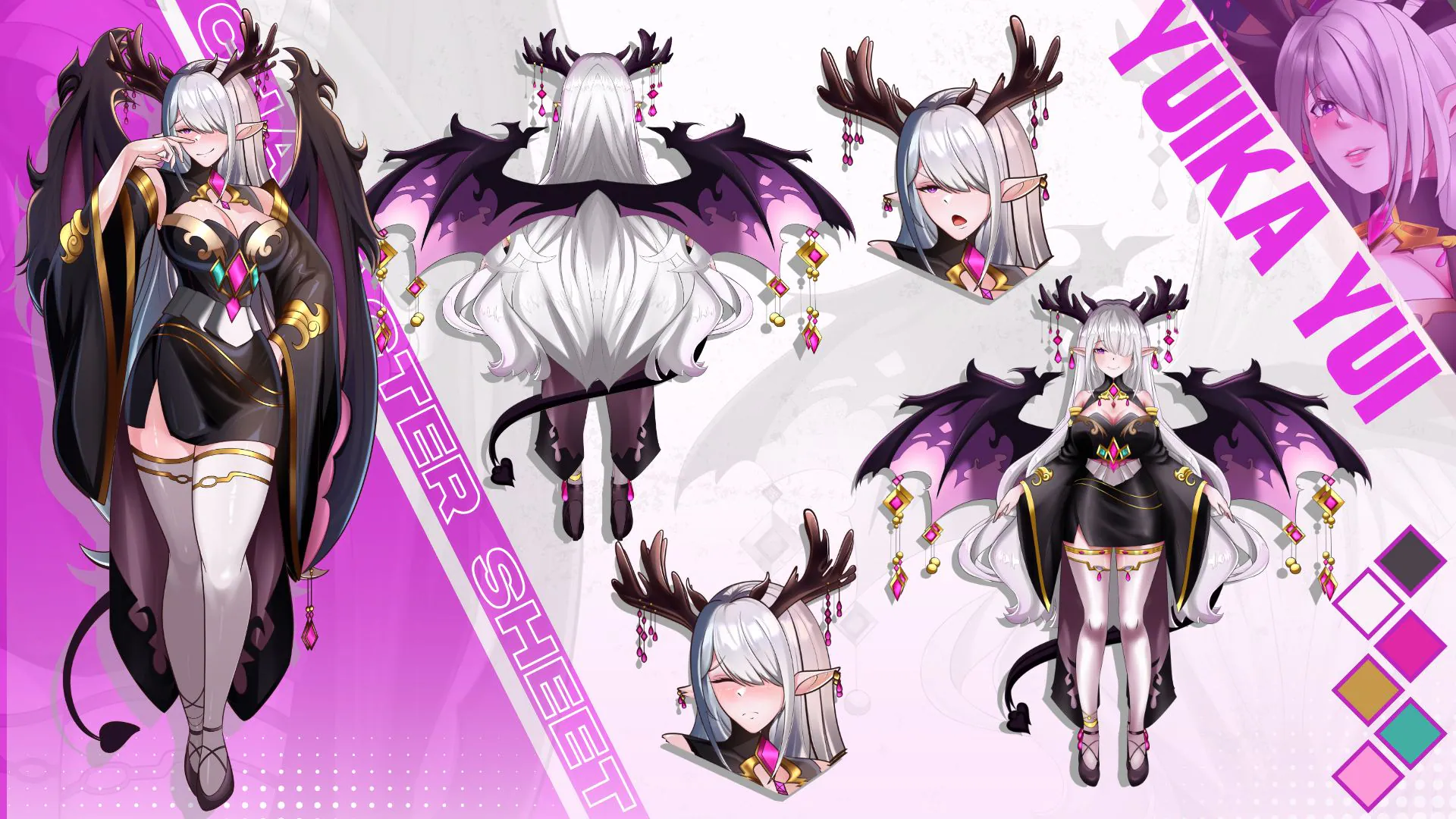 Reference Sheet by YuikaYui^^ (@YuikaYui) | VGen