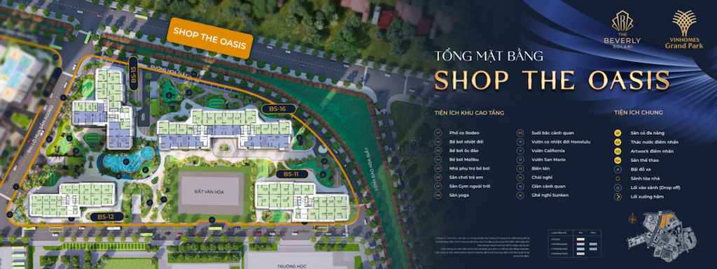 Shop The Oasis - The Beverly Solari: Tâm điểm thương mại - Bảo vật xứng tầm