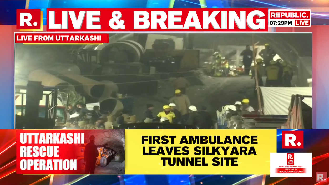 First visuals: Trapped workers in Silkyara tunnel rescued - Republic World