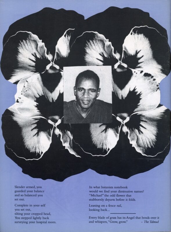 Michael Slocum, Zander Alexander, PWA and the Black Gay… | Visual AIDS