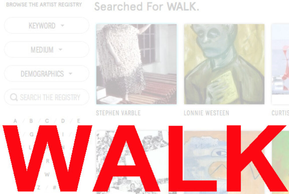 Visual AIDS | WALK: Day With(out) Art