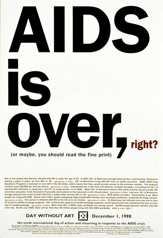 Day Without Art Posters | Visual AIDS