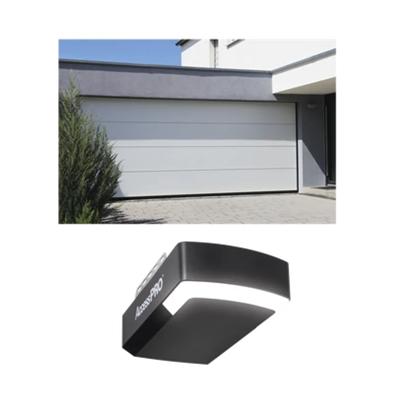 Accesspro kit completo puerta d/ garage 12x8 pies insulada color blanco ...