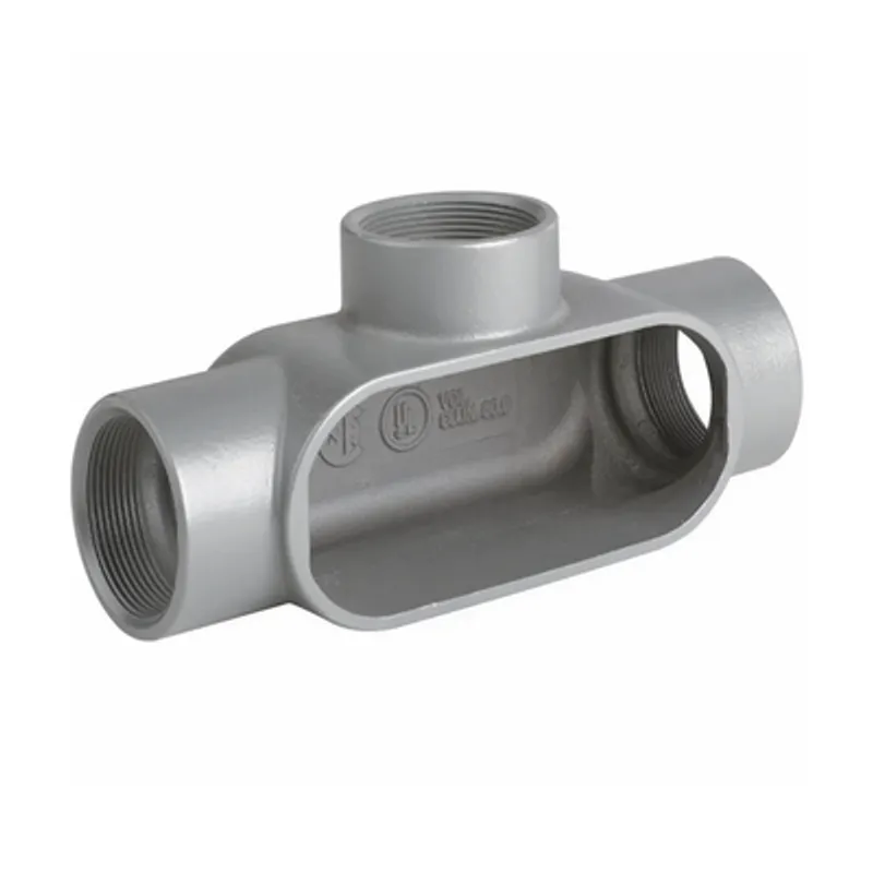 Hubbell caja condulet tipo t aluminio 3/4"