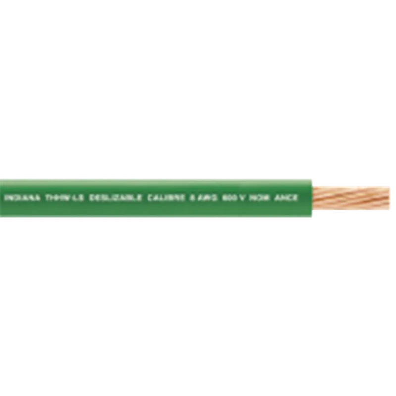 Indiana cable eléctrico de cobre recubierto thw-ls calibre 12 awg color ...