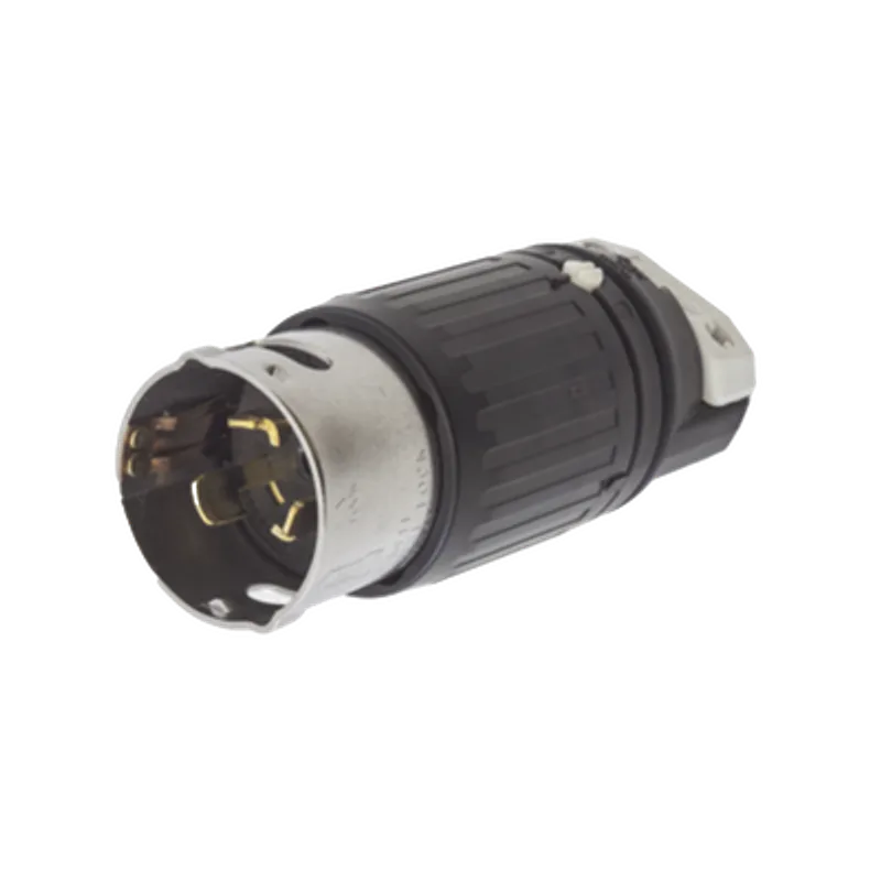 Hubbell enchufe macho trifásico 50a 250vca 3 polos 4 hilos color negro ...