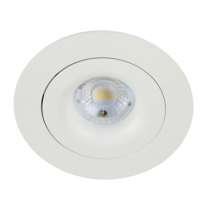 Tecnolite lámpara downlight empotrable dirigible 50 w base gx5.3