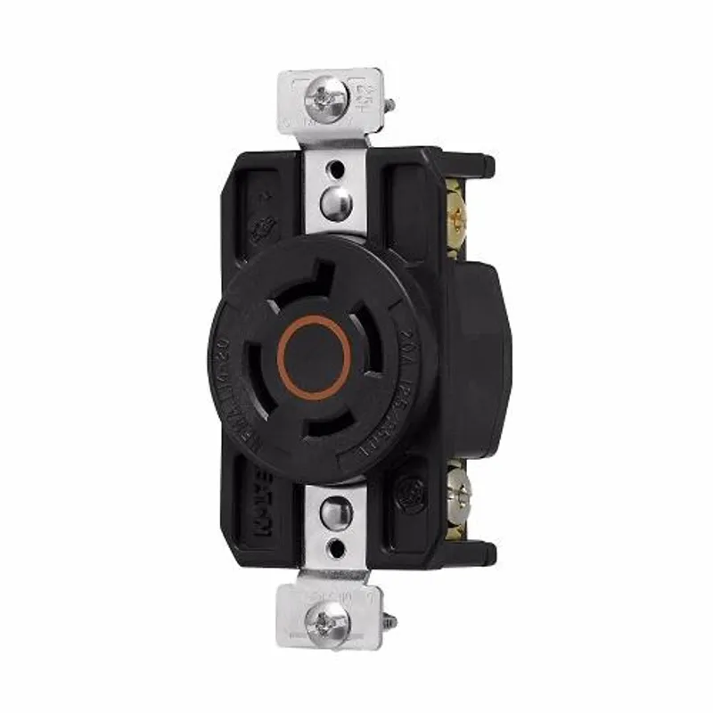 Eaton receptáculo sencillo 20a 125/250vca nema l14-20 grado industrial