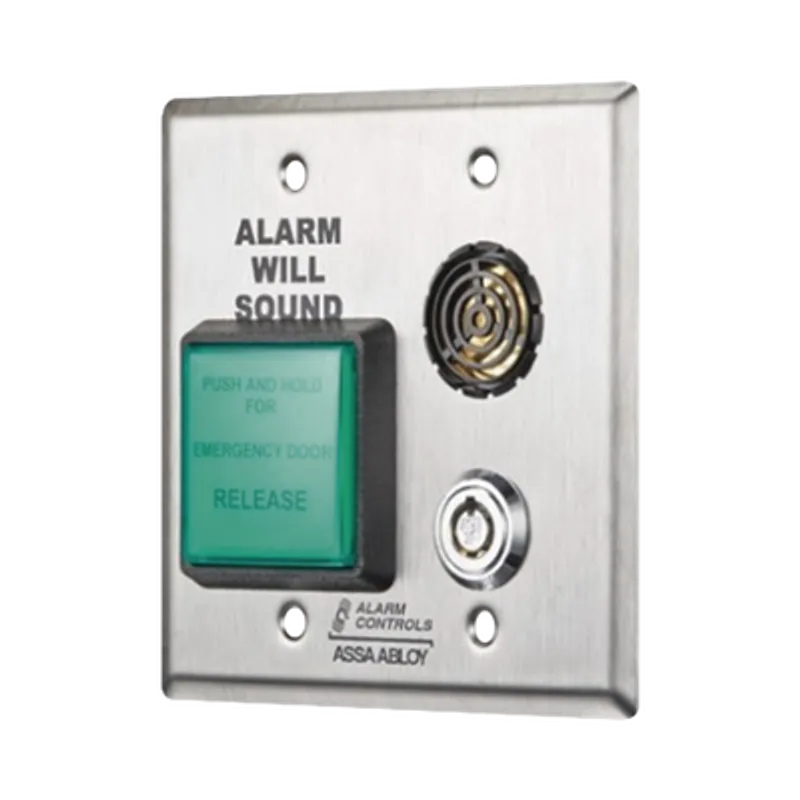 Alarm controls-assa abloy estación de egreso temporizado con zumbador