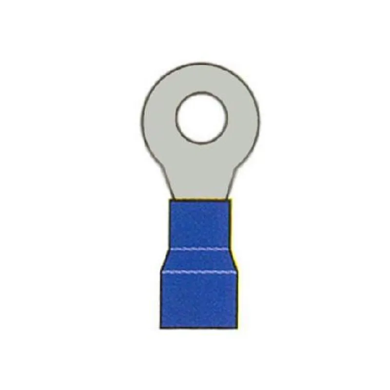 Itsa terminal ojo 1/8" cal.16-14 awg azul