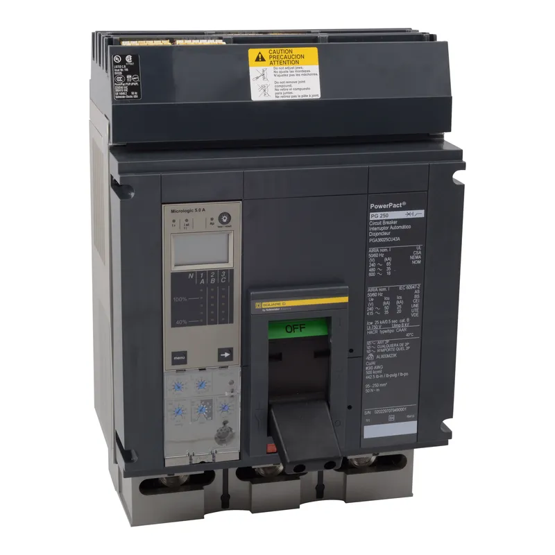 Schneider powerpact marco-p interruptor 1200 a 3p 18 ka 600 v i-line ...
