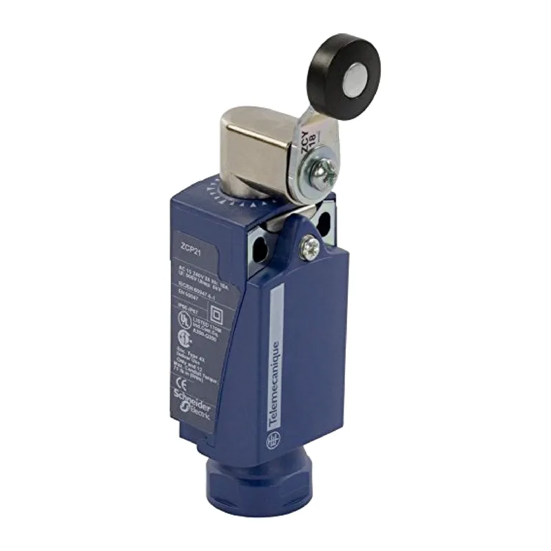 Schneider conector m12 limit switch xckp palanca roller 14.73cm