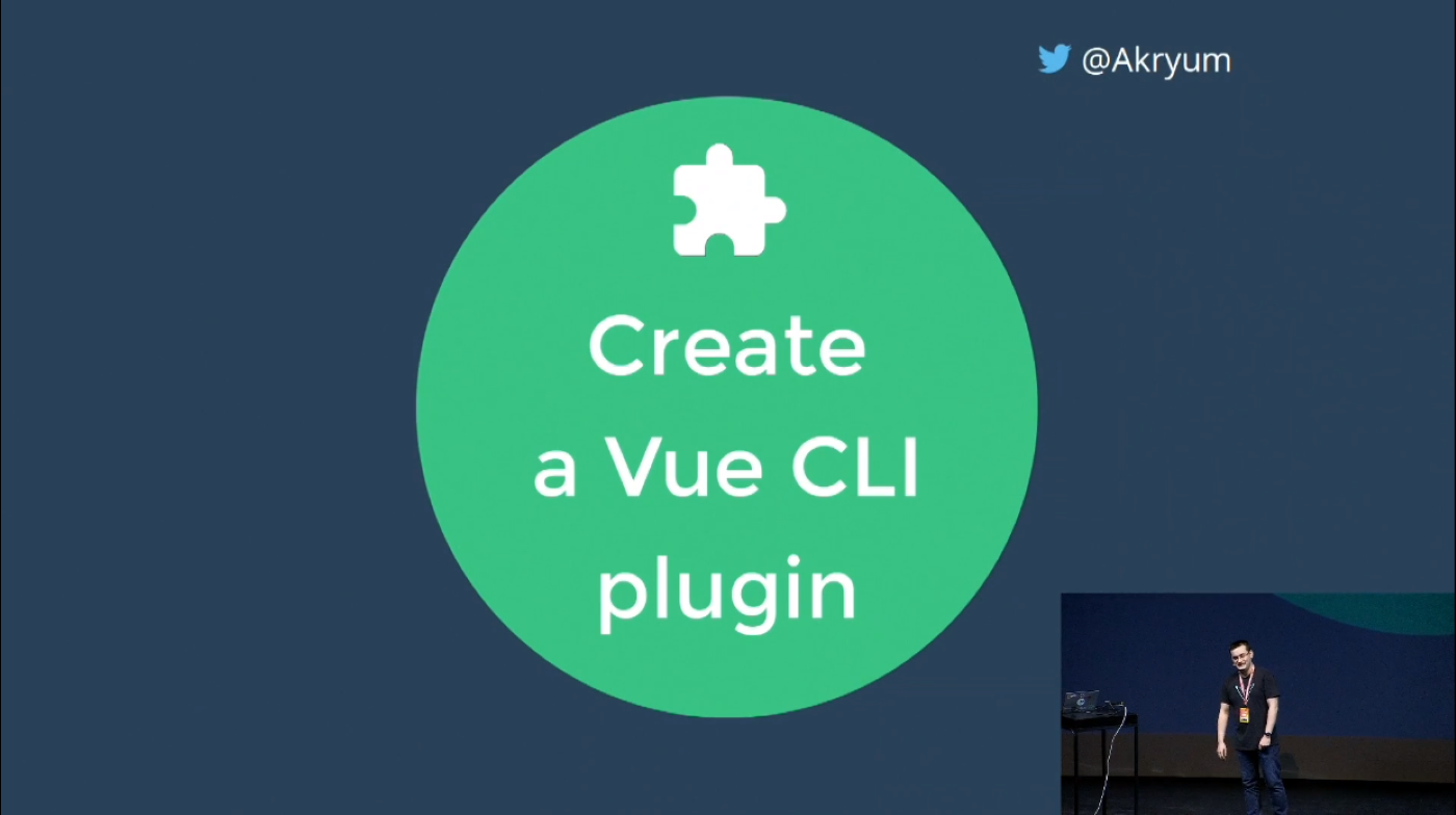 How To Craft A Vue Cli Plugin Vue Js Amsterdam 2019 Vue Mastery