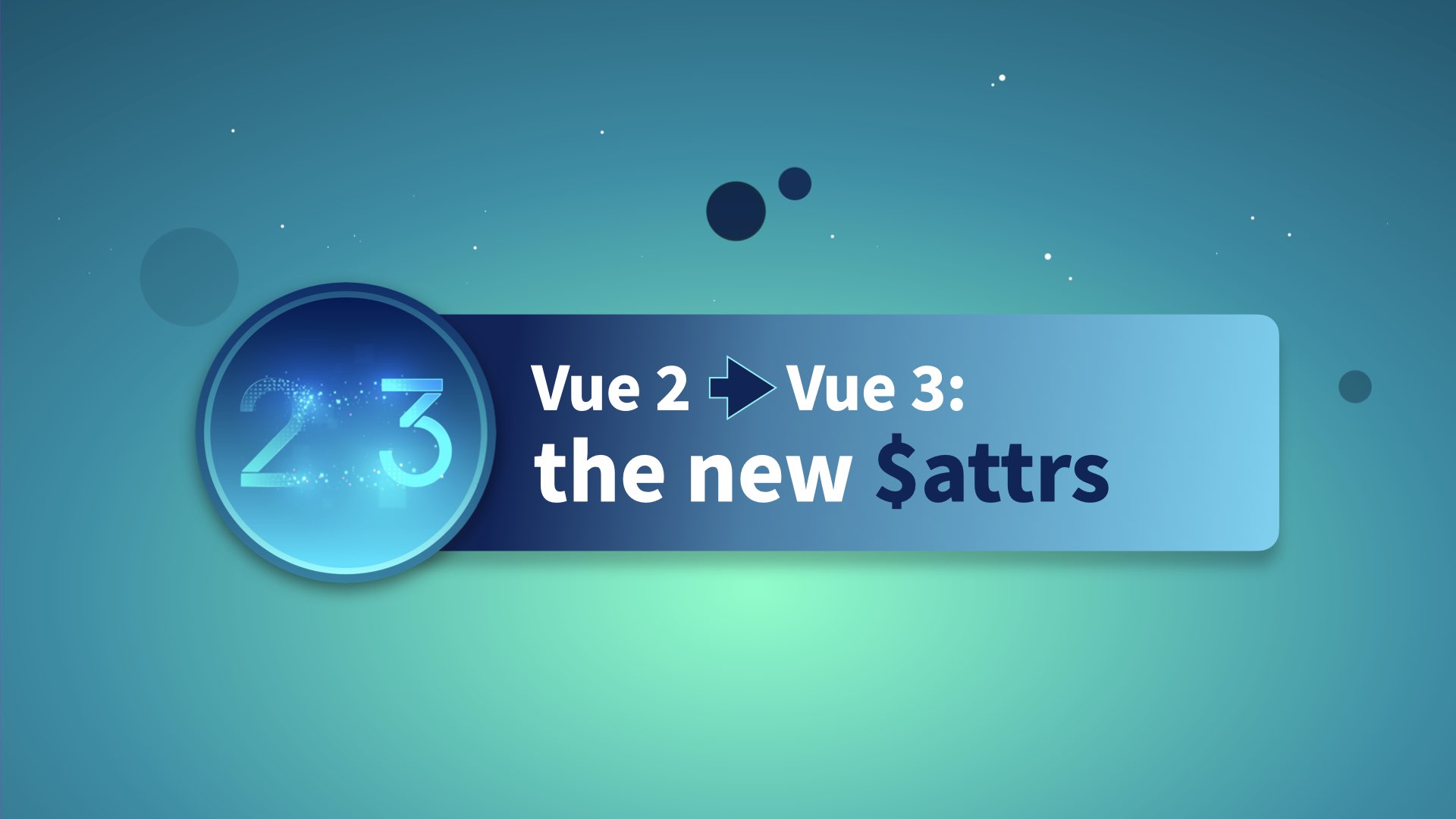 The New $attrs - From Vue 2 to Vue 3 | Vue Mastery The New $attrs - From Vue 2 to Vue 3 | Vue Mastery