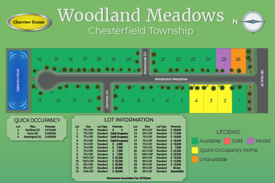 Woodland Meadows New Construction Homes | Clearview Homes