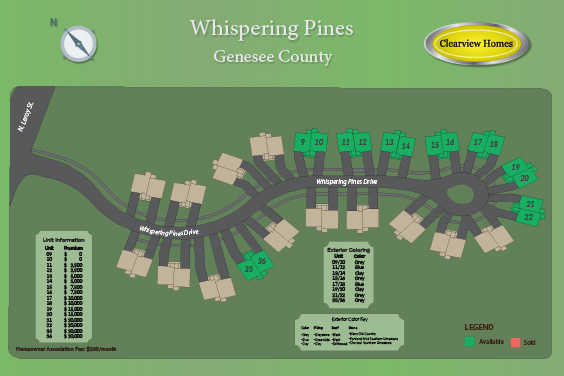Whispering Pines Village New Construction Homes | Clearview Homes