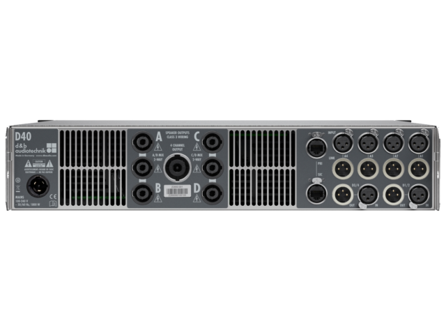 d&b D40 amplifier - d&b audiotechnik from SFL