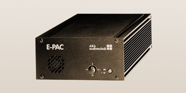 d&b Epac Amplifier - d&b audiotechnik from SFL