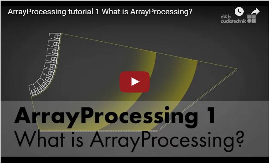 What is ArrayProcessing - d&b audiotechnik from SFL