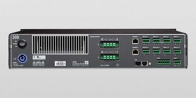 d&b 30D amplifier - d&b audiotechnik from SFL