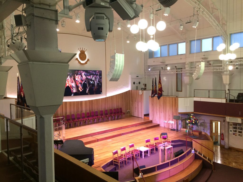Salvation Army Regent Hall - d&b audiotechnik from SFL