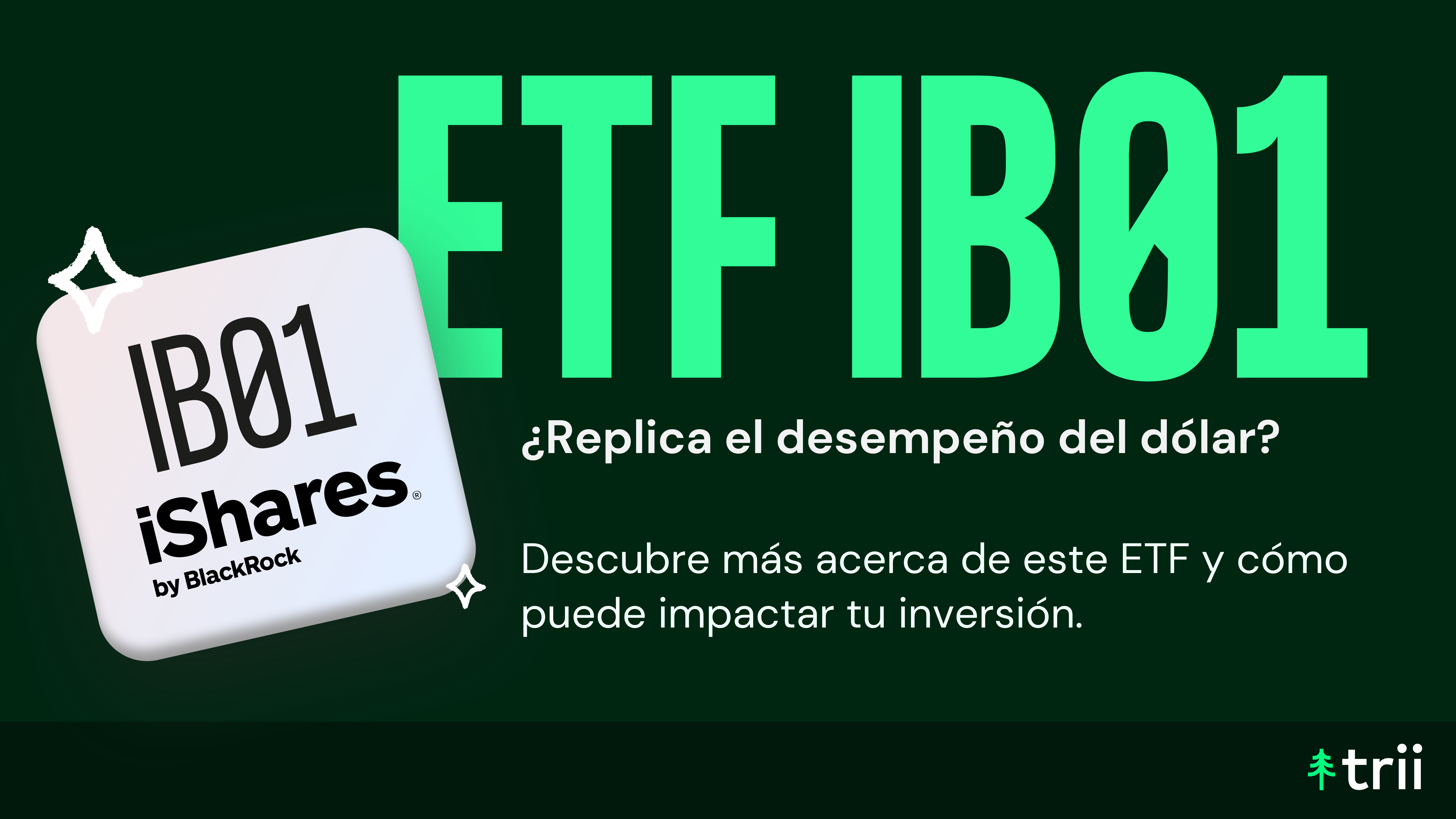 EL ETF IB01, ¿Replica el desempeño del dólar?- trii