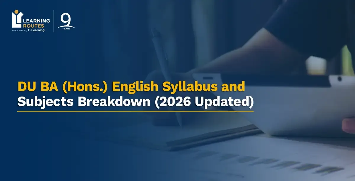 DU SOL BA English Hons Syllabus and Subjects Breakdown