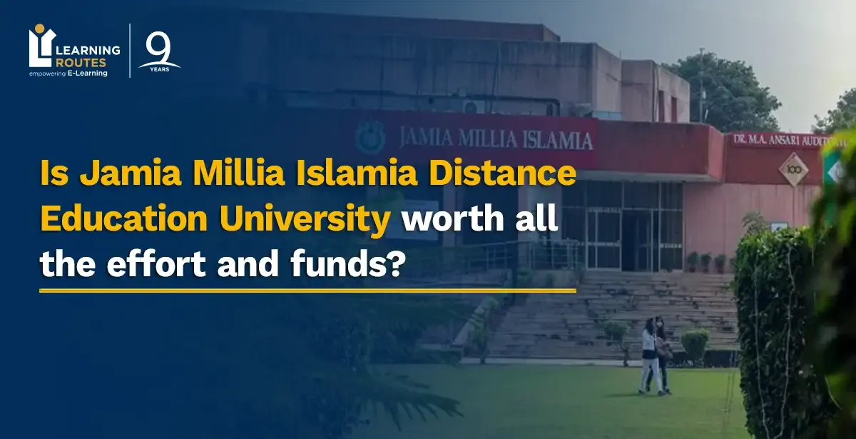 Is Jamia Millia Islamia CDOE worth all the effort and funds?