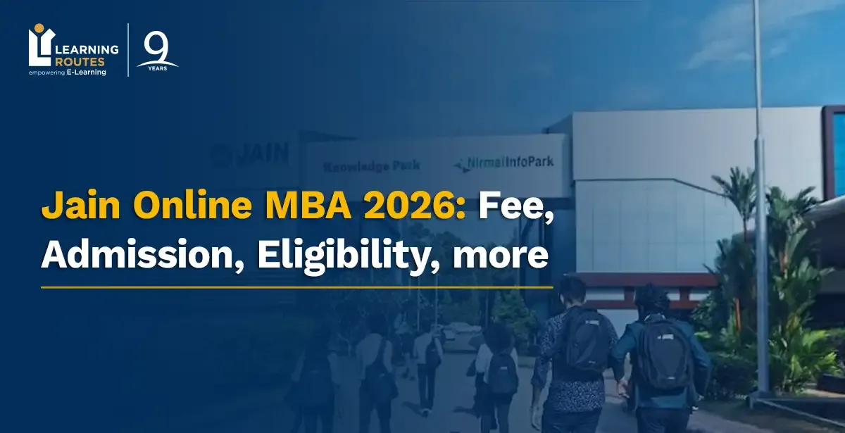 Jain Online MBA 2026: Fee, Admission, Eligibility, more