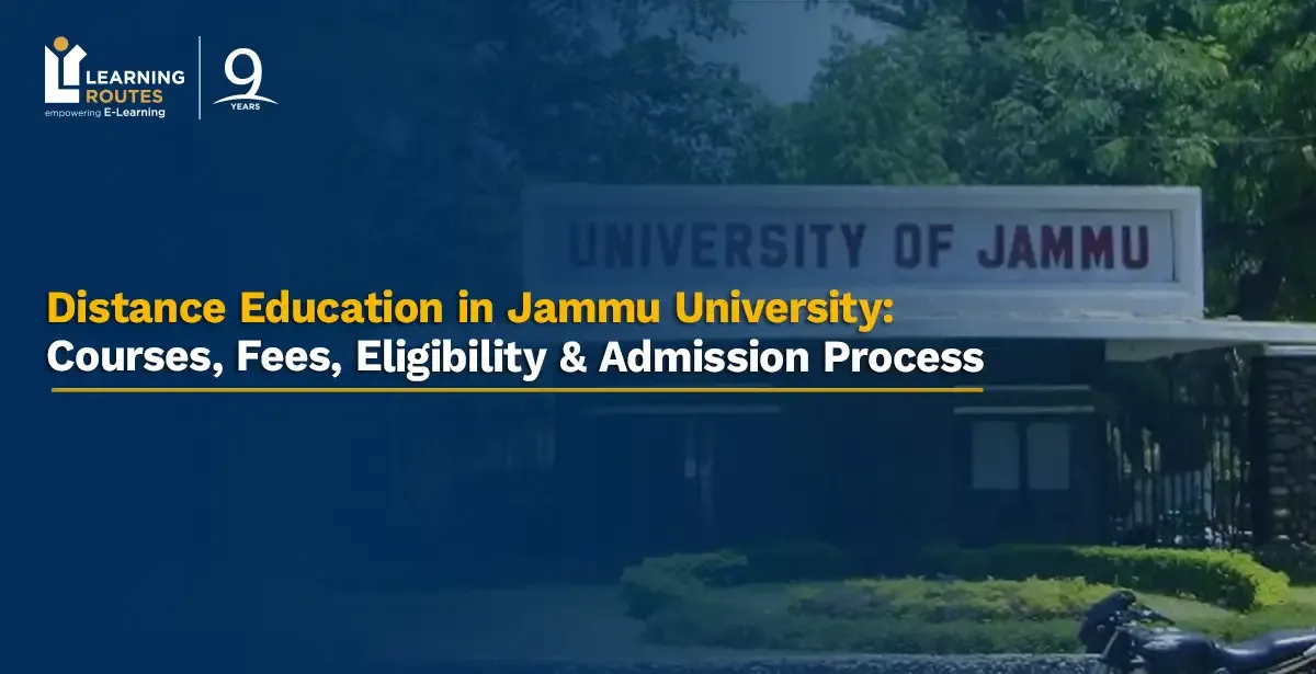 Jammu University Distance Education Admission 2026: Courses, Fees ...