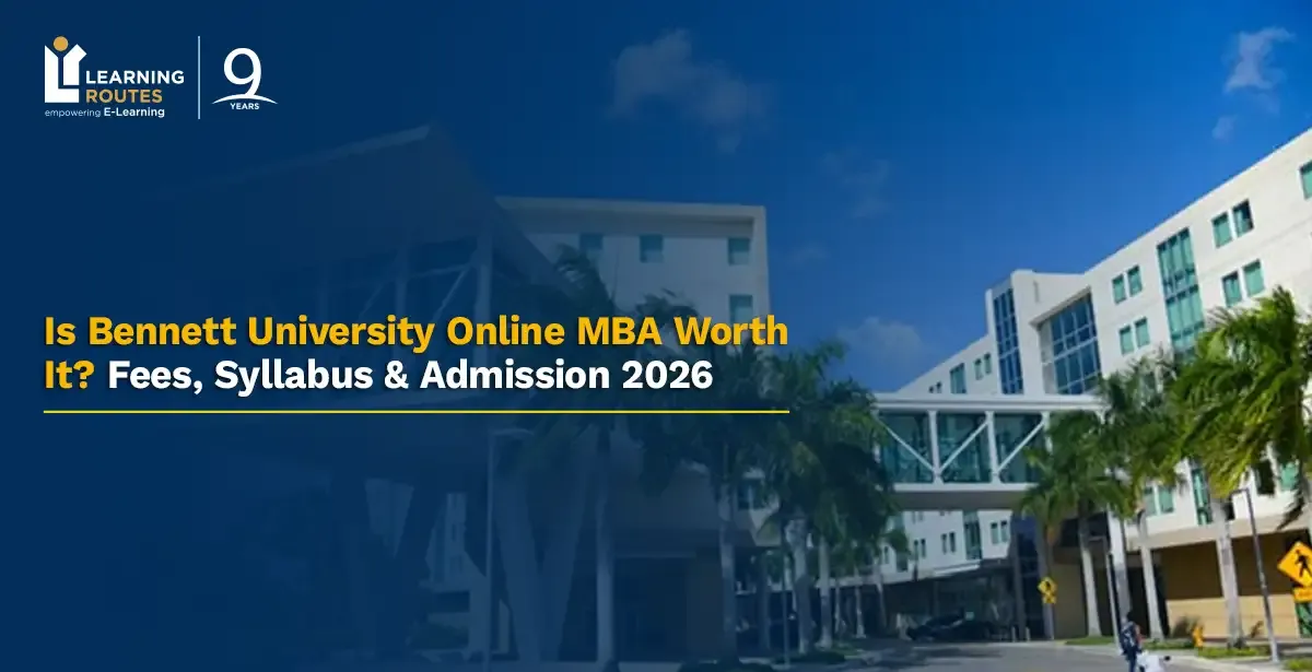 Bennett University Online MBA 2026: Admission, Fees & Specialisations
