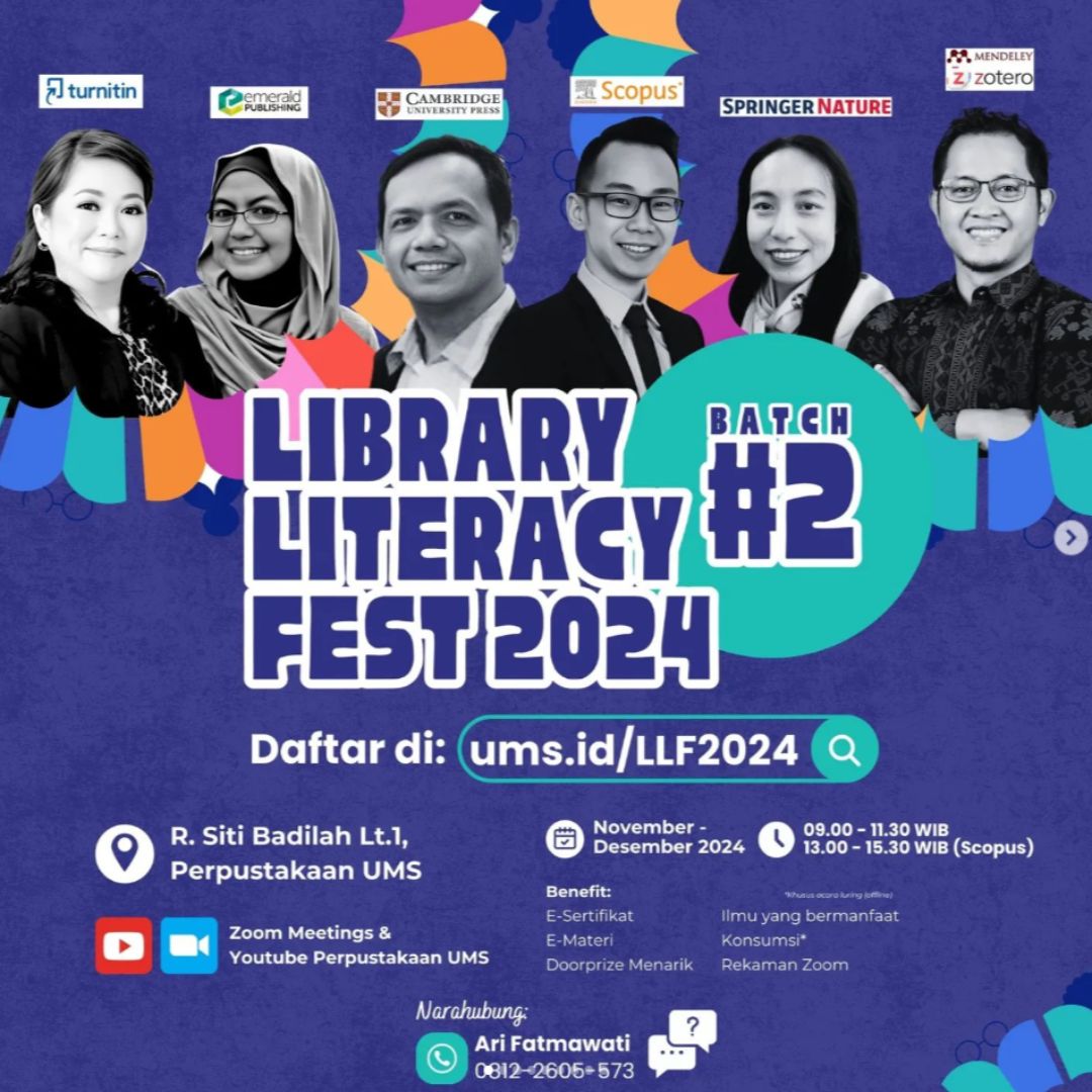 Library Literacy Fest Batch 2 | Universitas Muhammadiyah Surakarta